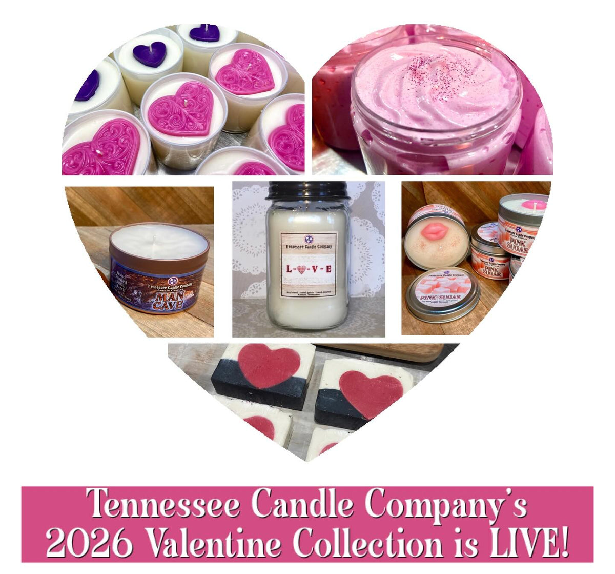 2026 Valentine Collection is LIVE on the website! – Tennessee Candle ...