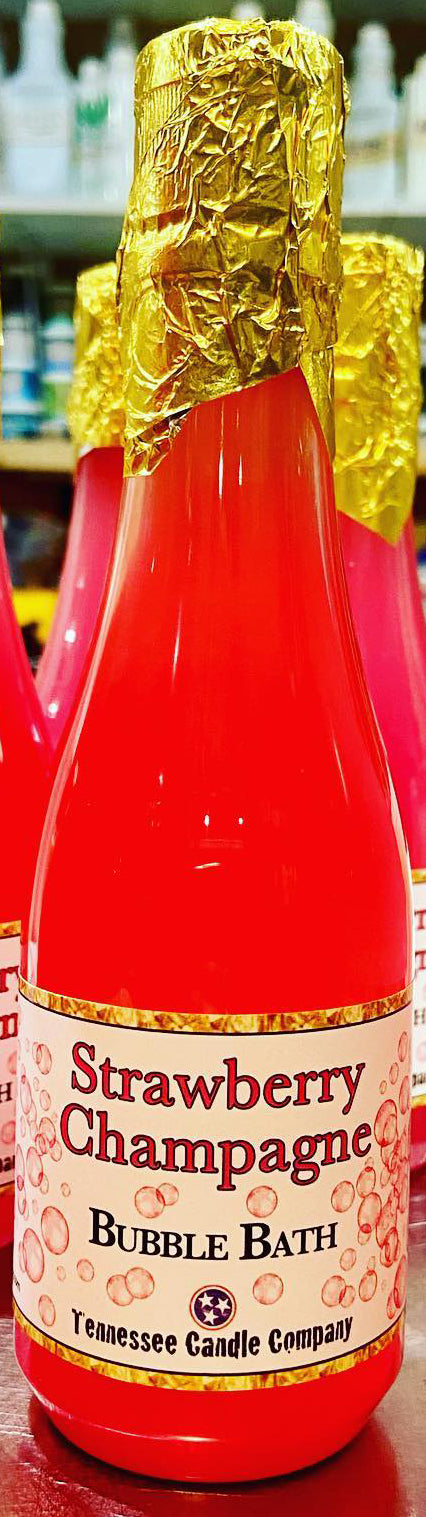 champagne bubbles candle
